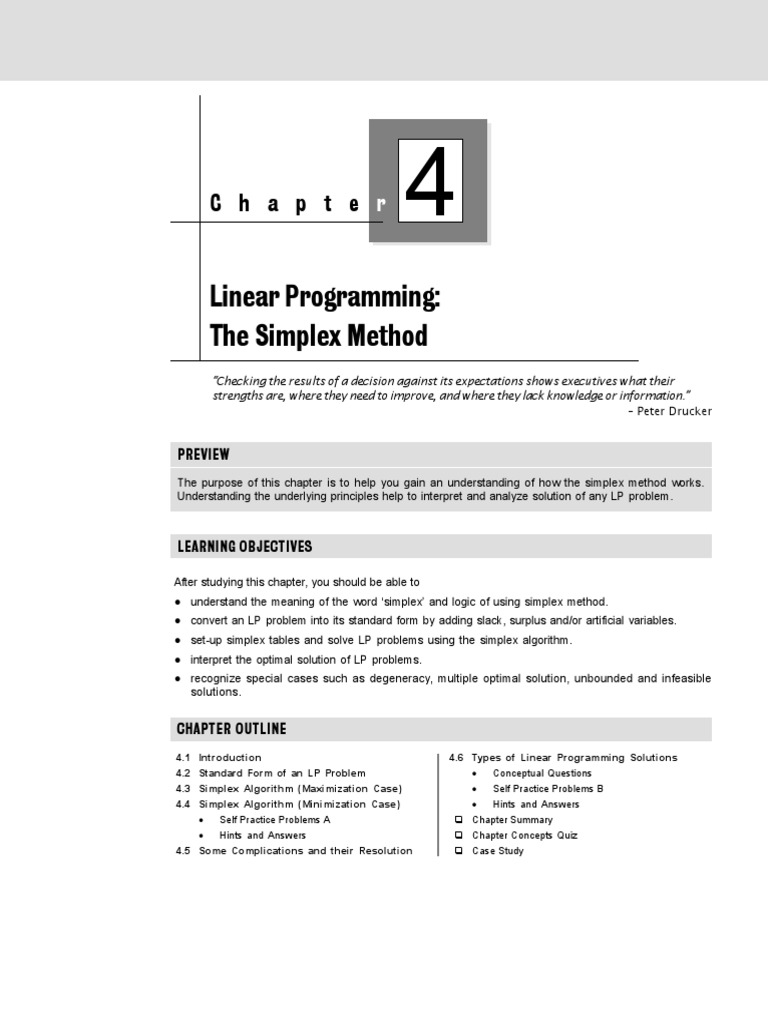 Ca02ca3103 RMTLPP - Simplex Method | PDF | Linear Programming | Mathematical Optimization
