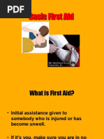 Basic PPT For First Aid Training | PDF | First Aid | Health Care