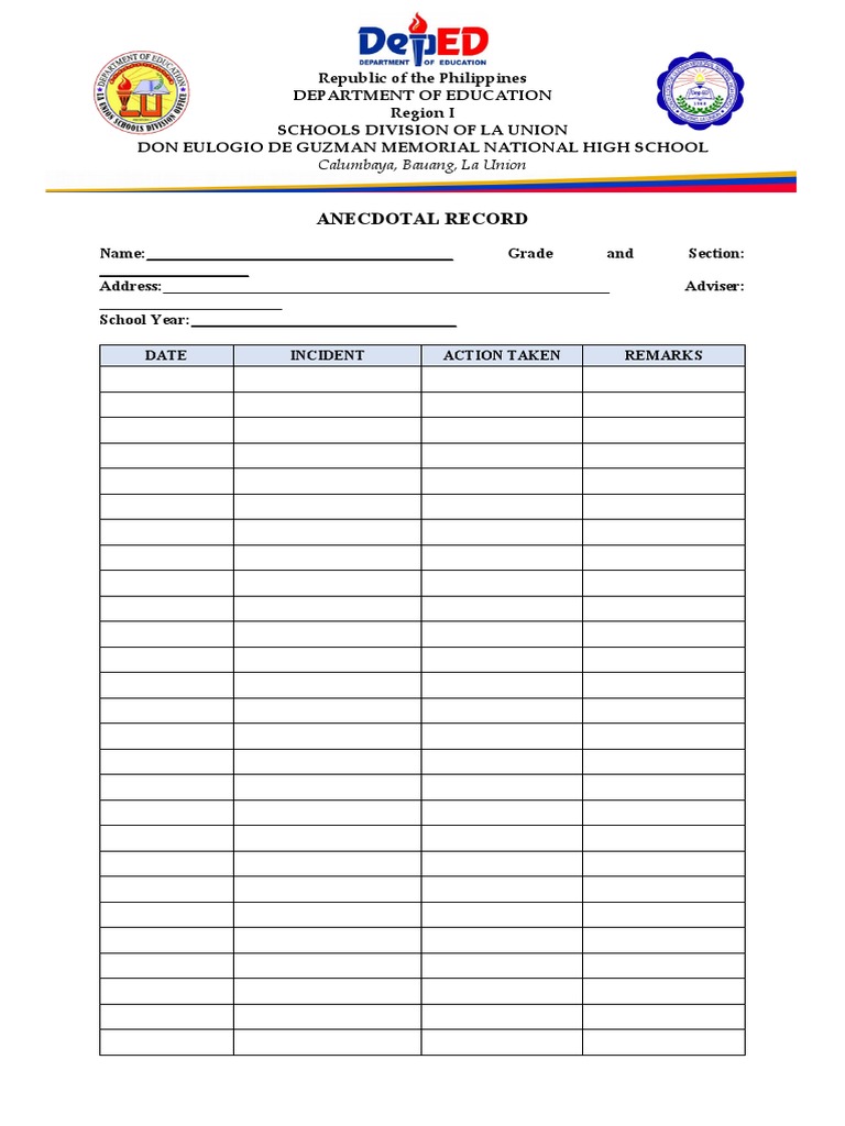 Home Visitation 2021 Forms | PDF
