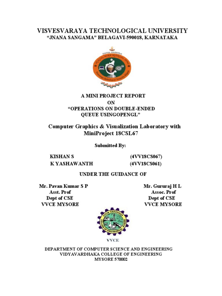 CG Mini Project Report Kyashawanth | PDF | Computer Data | Formal Methods