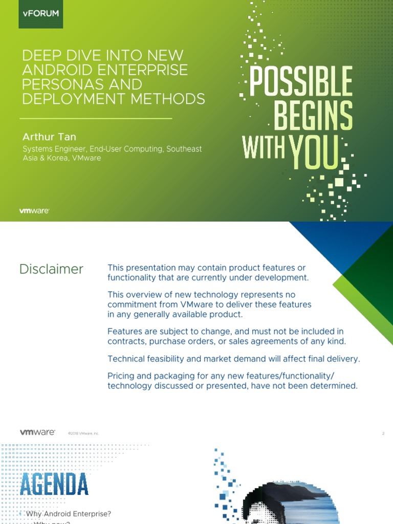 VMW Deep Dive Into New Android Enterprise Personas and Deployment ...