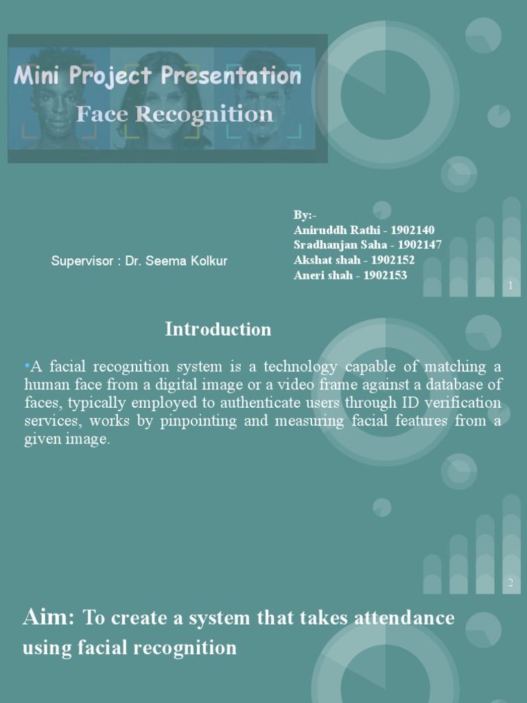 Face Recognition Project Presentation | PDF | Authentication | Identity Document