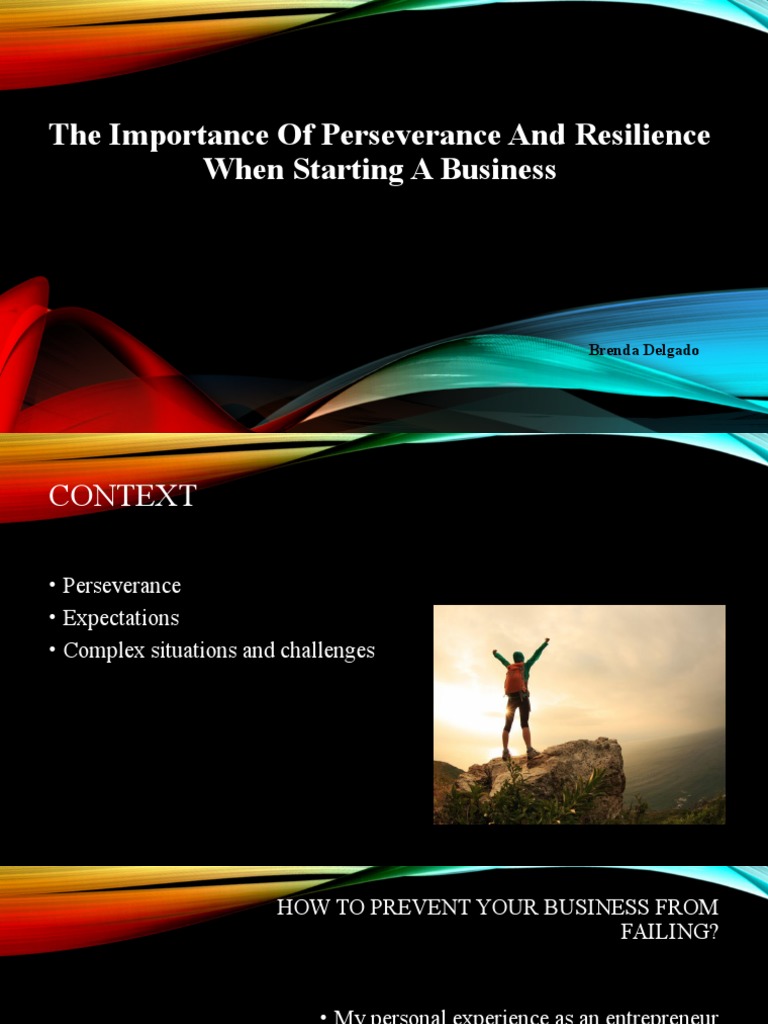 The Importance of Perseverance | PDF | Business