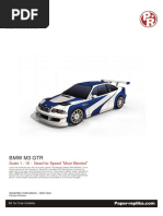 Papercraft Nissan Skyline GTR R34 | PDF