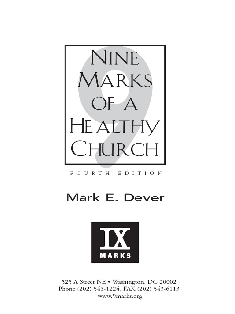 9 Marks of A Healthy Church PDF | PDF | Expository Preaching | Sermon