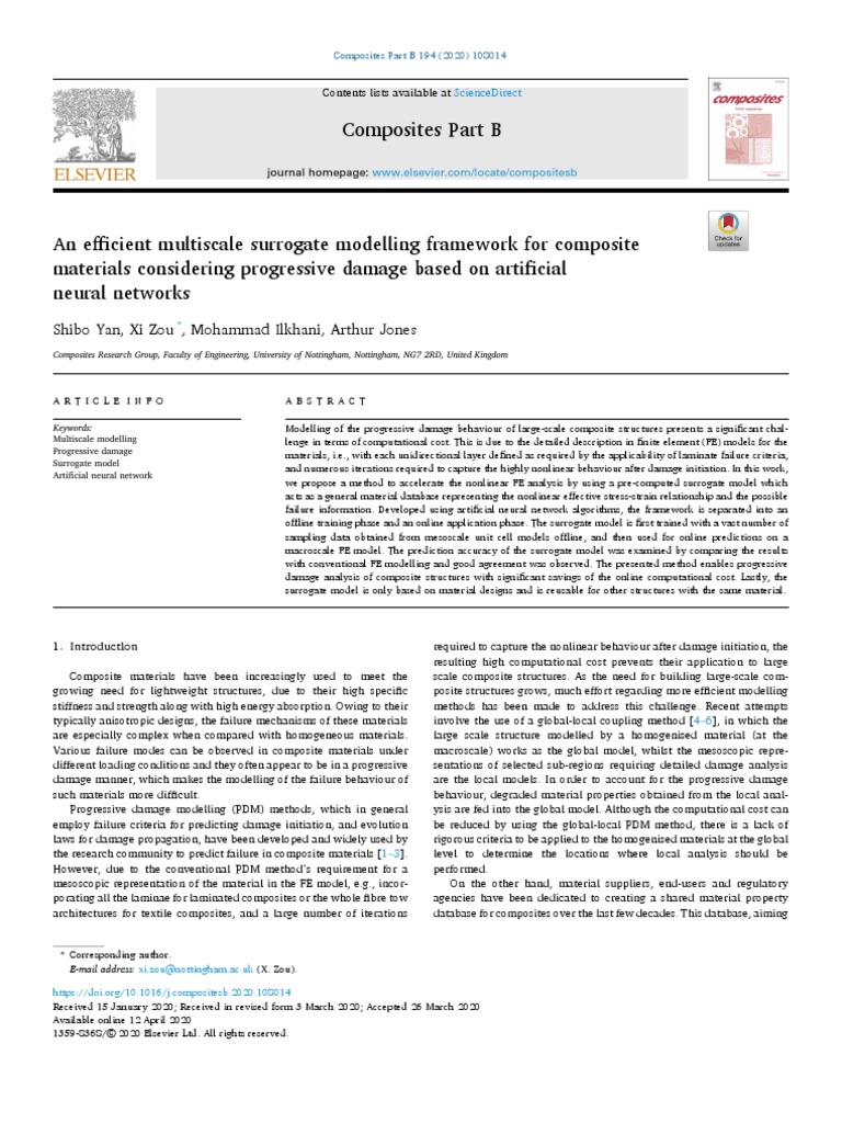 Composites Part B: Shibo Yan, Xi Zou, Mohammad Ilkhani, Arthur Jones ...