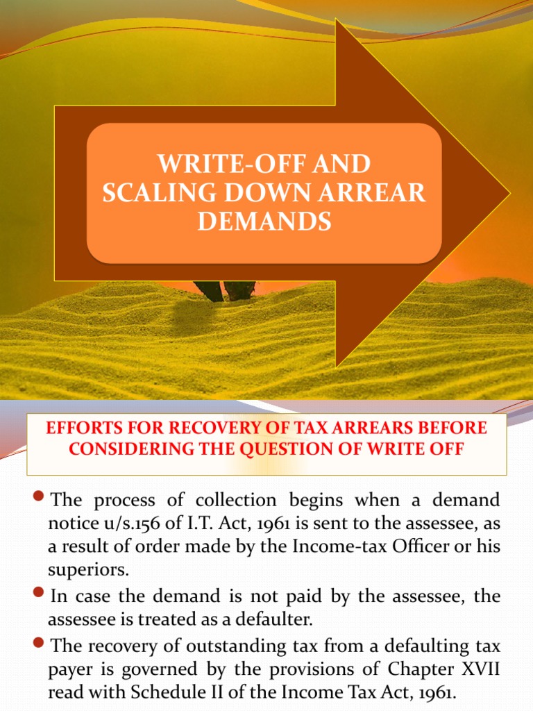 Tax Arrears Write-Off Procedures | PDF | Income Tax | Taxes