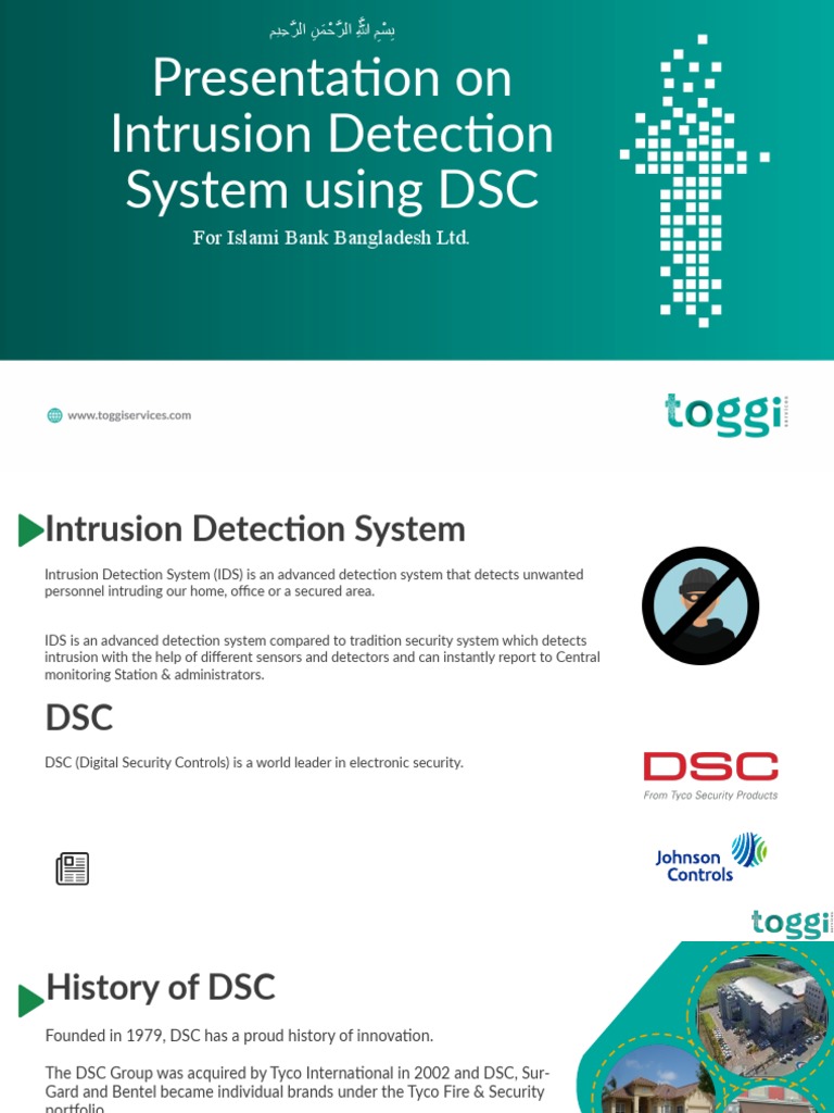 Presentation On IDS Using DSC Products | PDF | Security Alarm ...