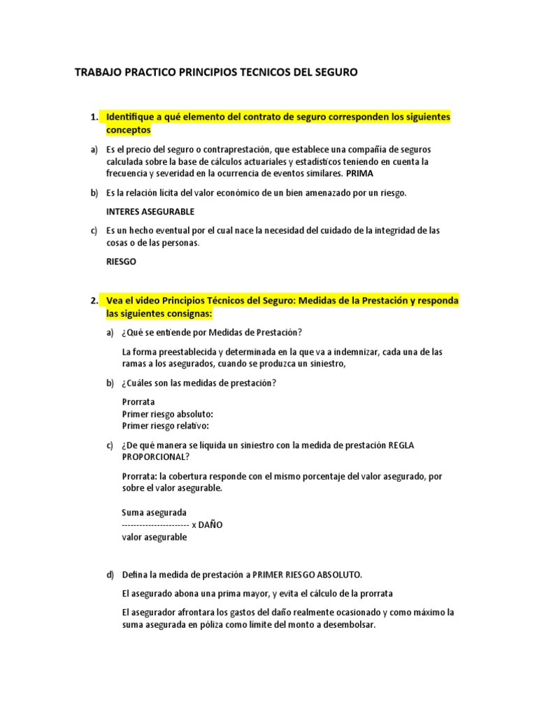 Conceptos Clave del Seguro y Reaseguro | PDF | Póliza de seguros | Seguro