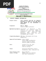 DRRM Project Activity Proposal | PDF | Disaster Risk Reduction | Risk
