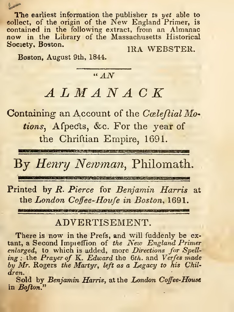 New England Primer Overview and History | PDF | Sanctification | Theology