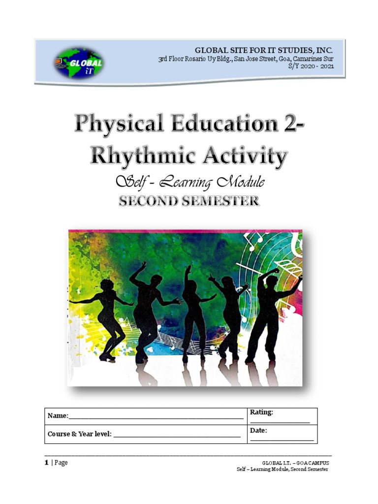 Physical Education RYthmic Activity | PDF | Philippines | Dances