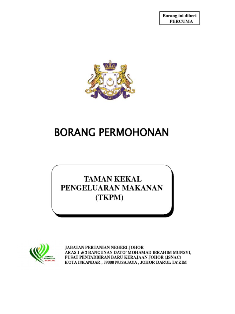 Borang TKPM Web | PDF