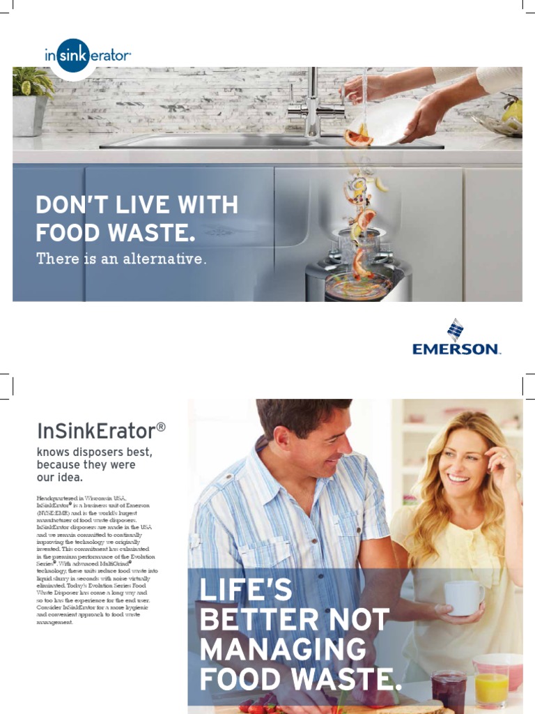 InSinkErator 12page FWD Consumer Brochure Dec16 FINAL | PDF | Sewage ...