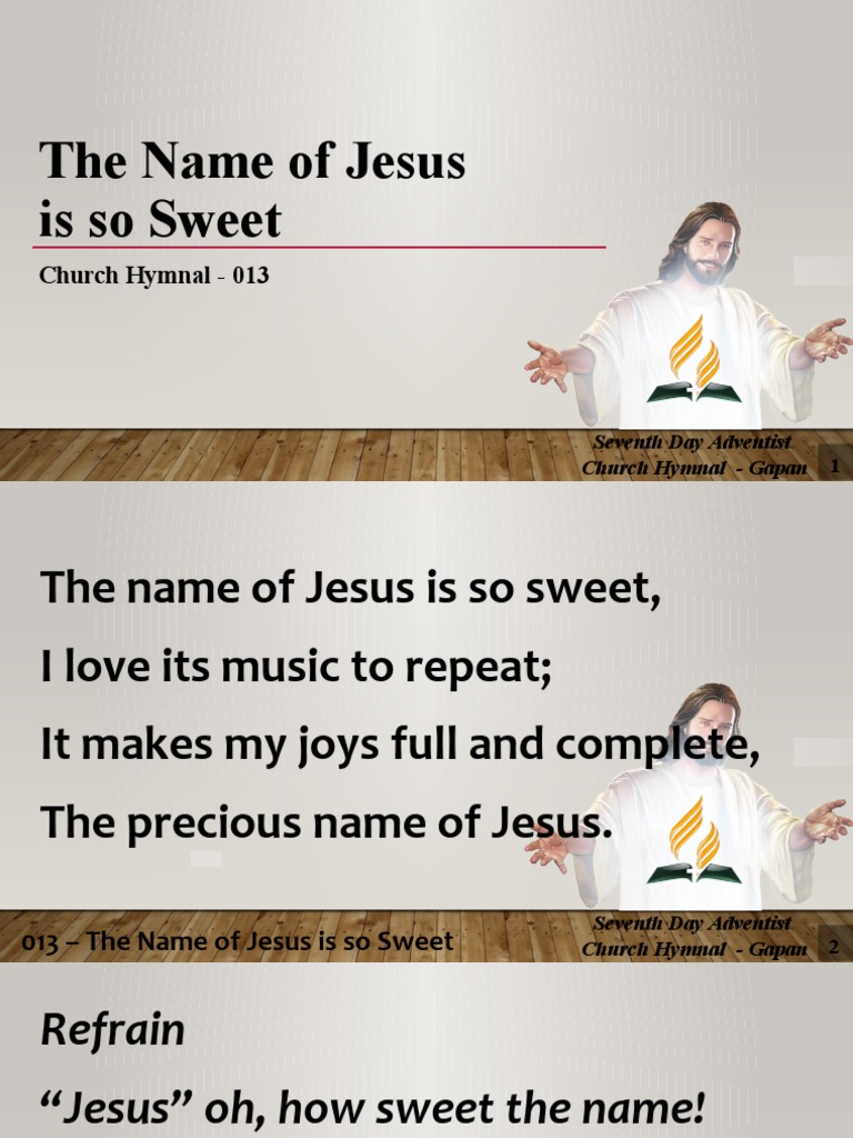 013 - The Name of Jesus Is So Sweet | PDF | Cooking, Food & Wine ...