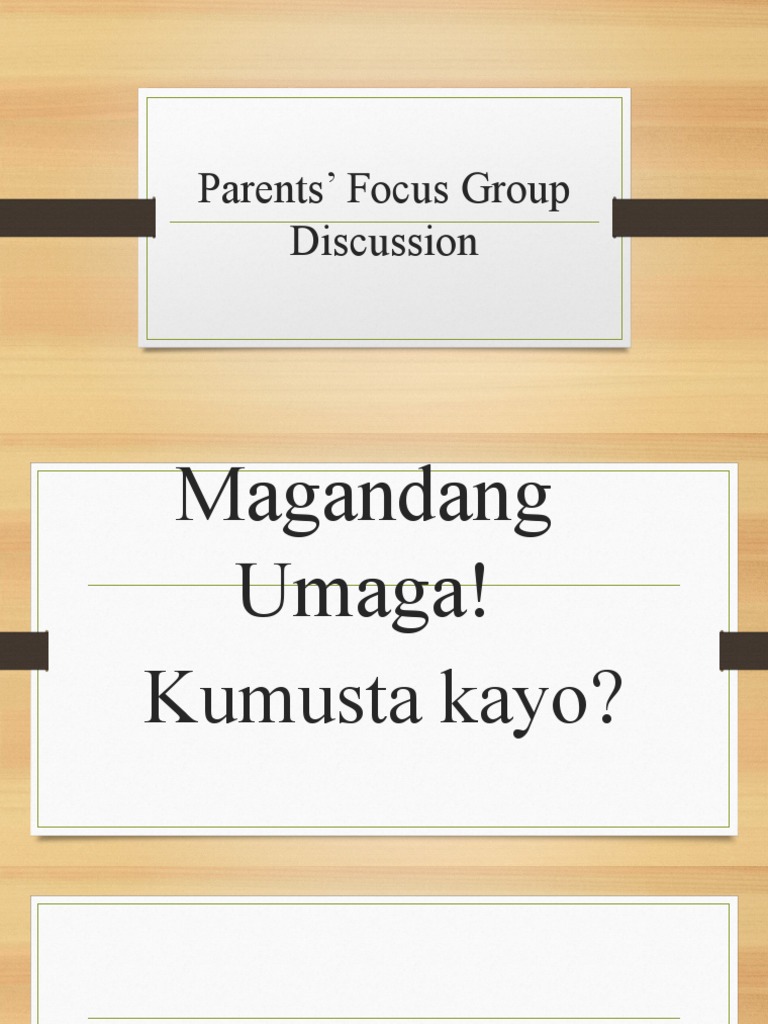 Students' Focus Group Discussion | PDF
