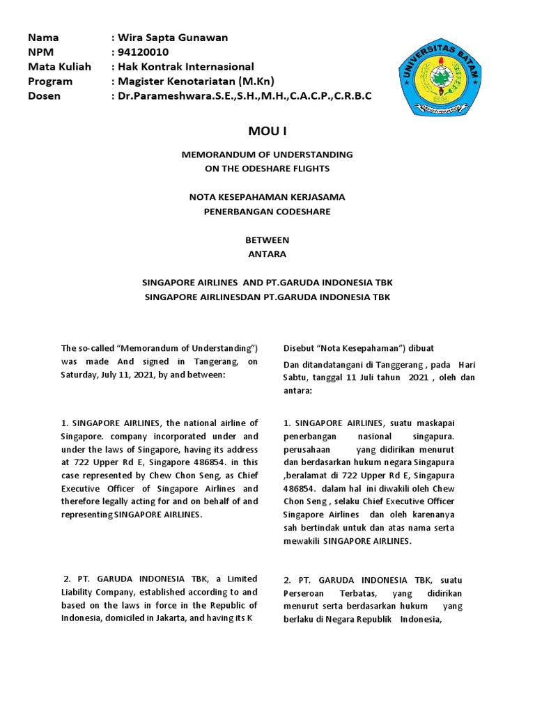 Mou Baru | PDF | Airlines | Transport