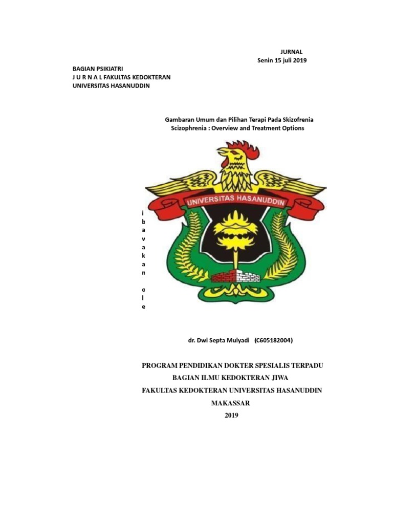 Journal Skizophrenia (Overview and Treatment Options) Terjemahan-Dikonversi | PDF