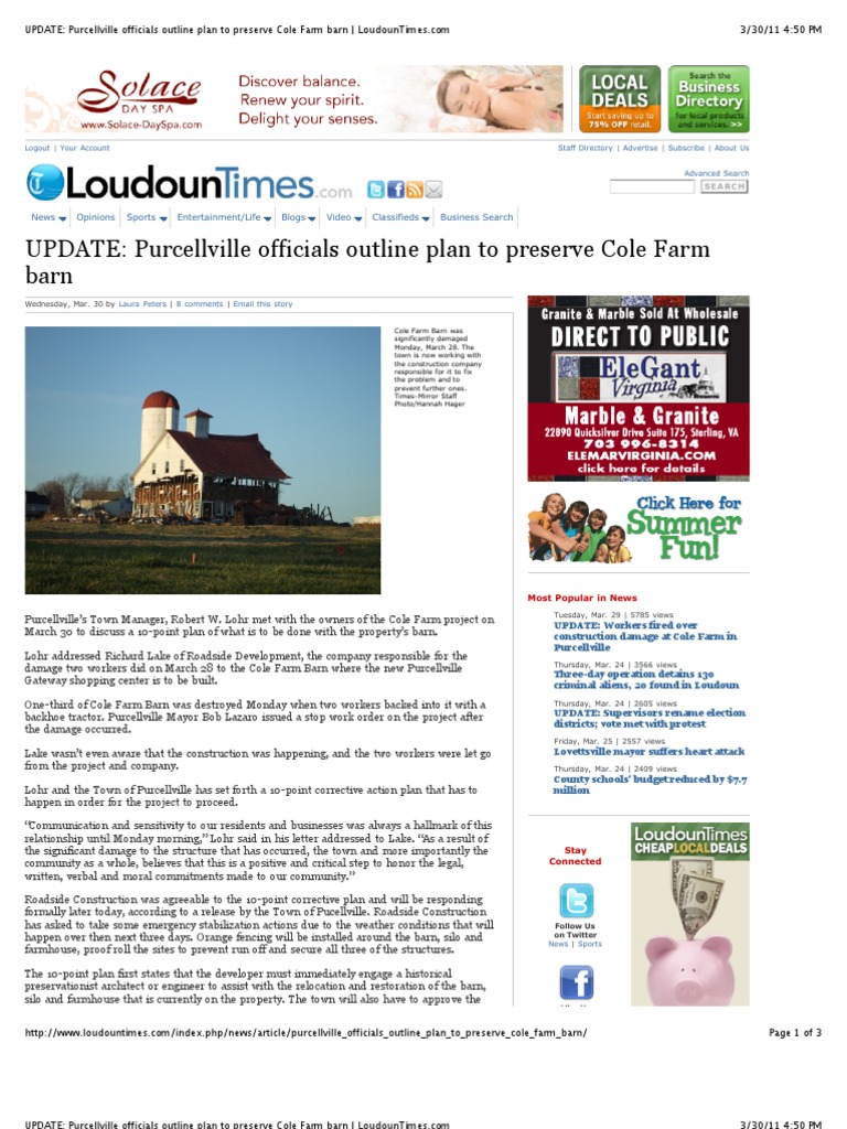 Cole Farm 2 | PDF | News | Violence