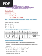 Operation Research Notes | PDF | Mathematical Optimization | Linear ...