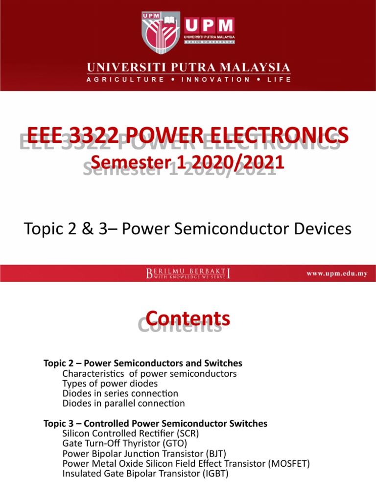 Power Semiconductor Devices | PDF | Bipolar Junction Transistor | Diode