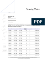Dunning Letters Format | PDF