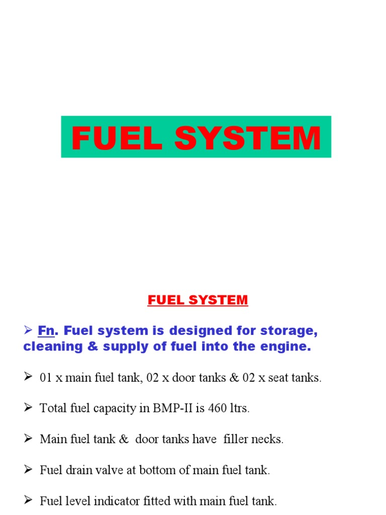 Fuel System | PDF