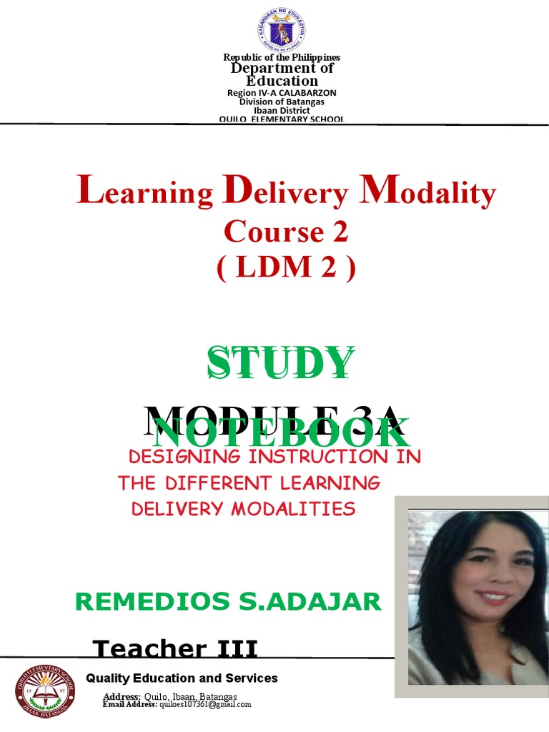 C. Ldm2 Module 3a Answers Remedios Adajar Final Na | PDF | Distance ...
