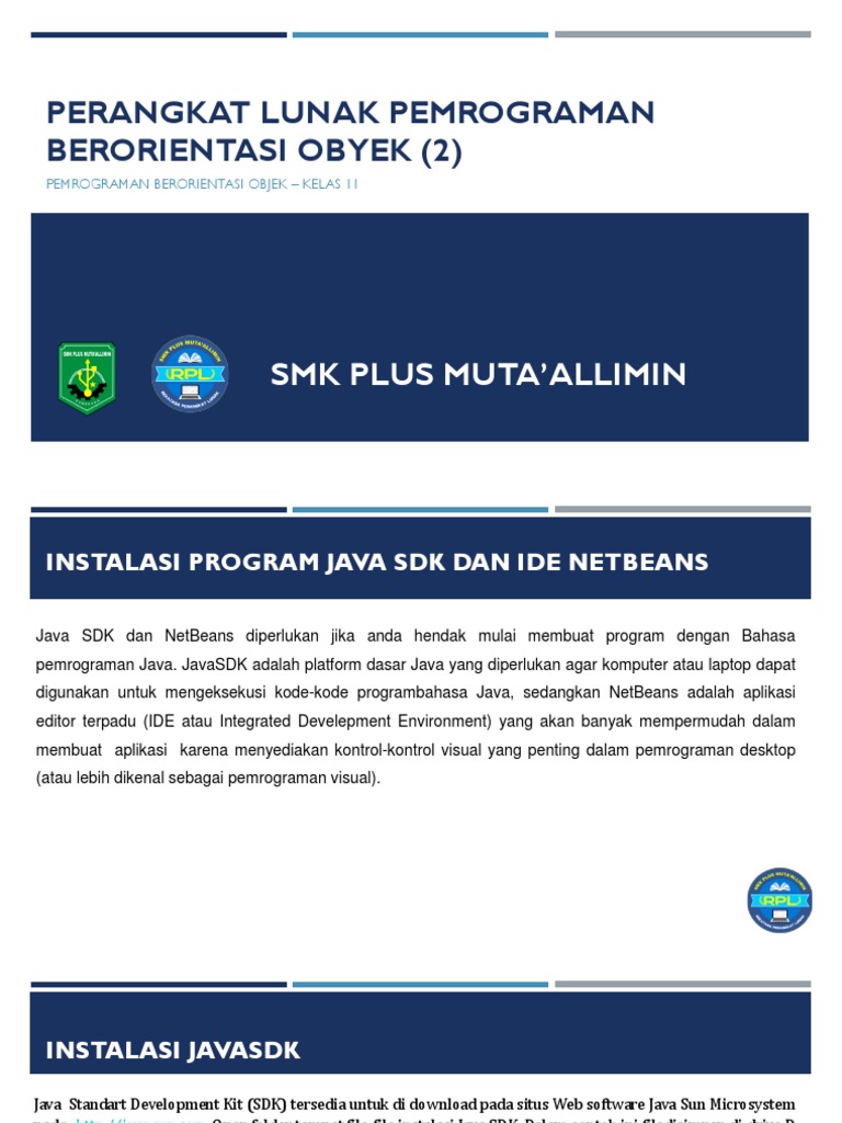 2.3 Instalasi Netbeans | PDF | Komputer