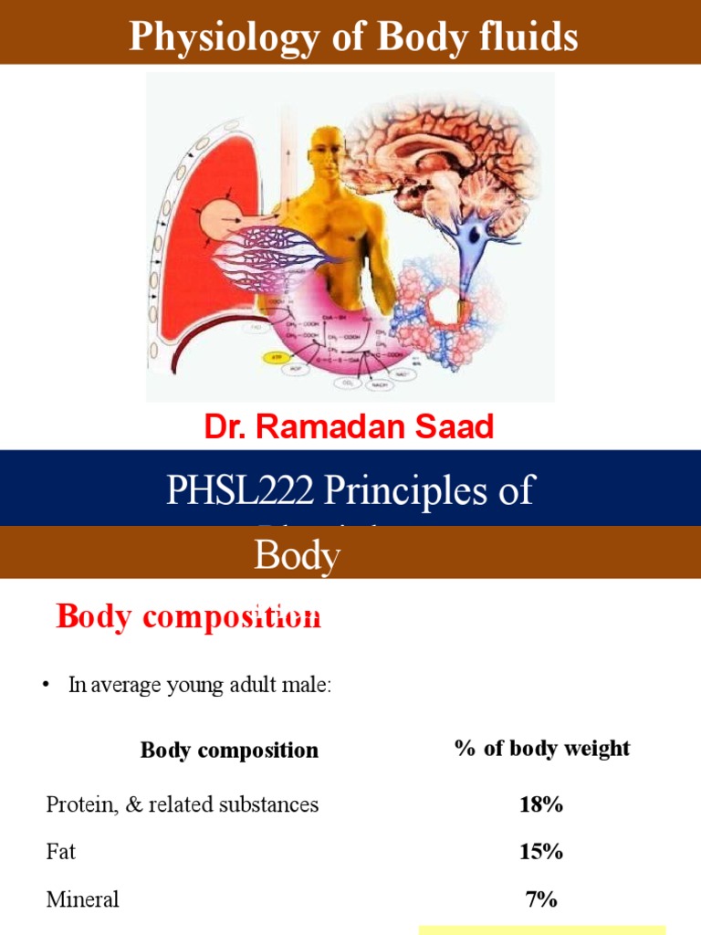 Body Fluid Physiology Overview | PDF | Human Body | Biology