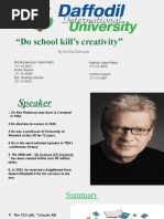 Sir Ken Robinson - Do Schools Kill Creativity - TED Talk | PDF | Social Science | Language Arts ...
