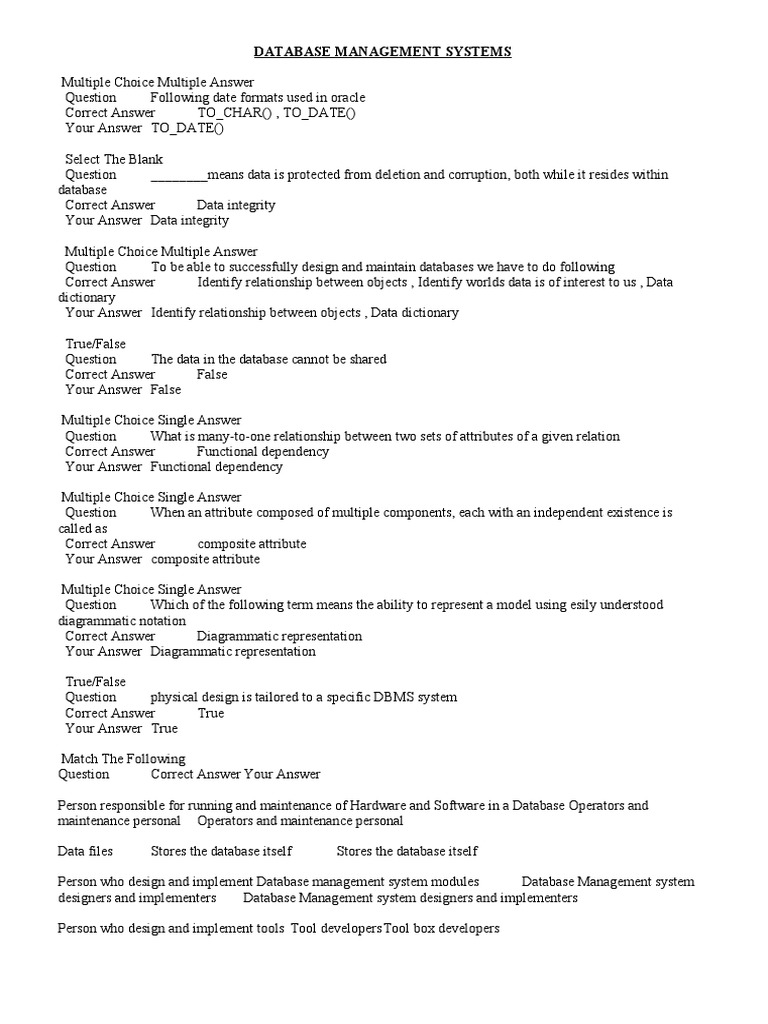 Understanding Database Management Systems: An Overview of Key Concepts ...