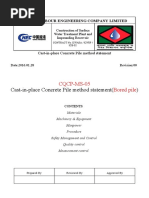 Method Statement For Pile Chipping and Capping Beam: Vascon Engineers ...