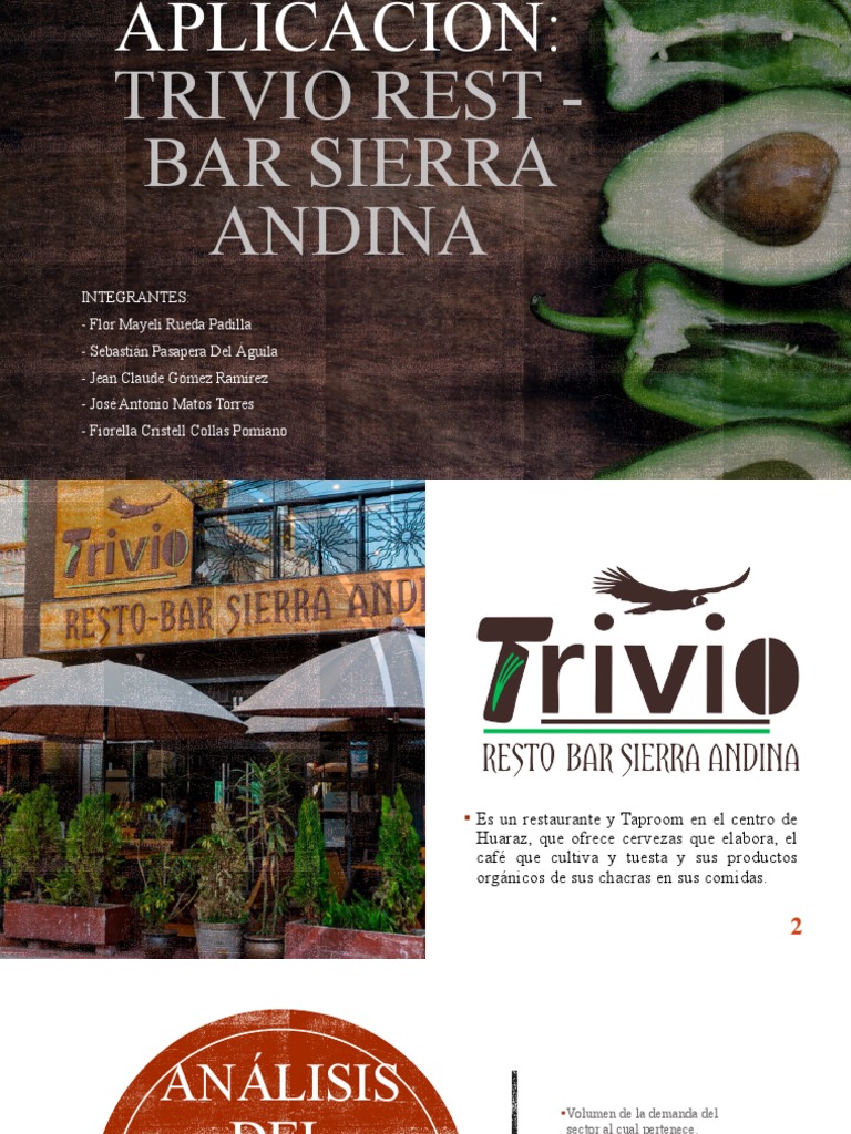 Trivio Resto - Bar Final | PDF | Cliente | Análisis FODA