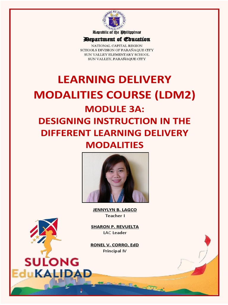 Learning Delivery Modalities Course (Ldm2) | PDF | Educational ...
