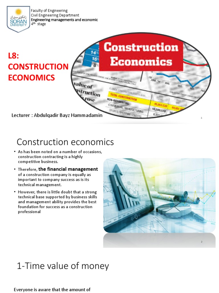 L8 Construction Economics-2021 | PDF | Depreciation | Economies