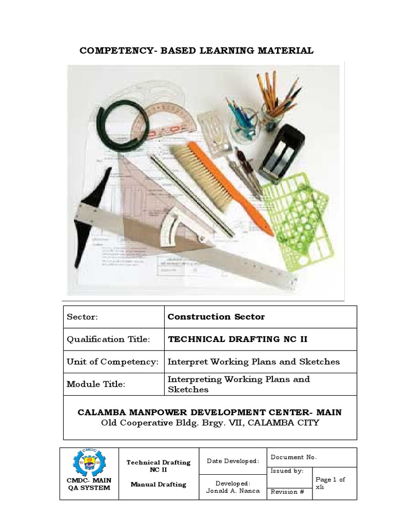 Module 1 Manual Drafting | Download Free PDF | Technical Drawing | Drawing