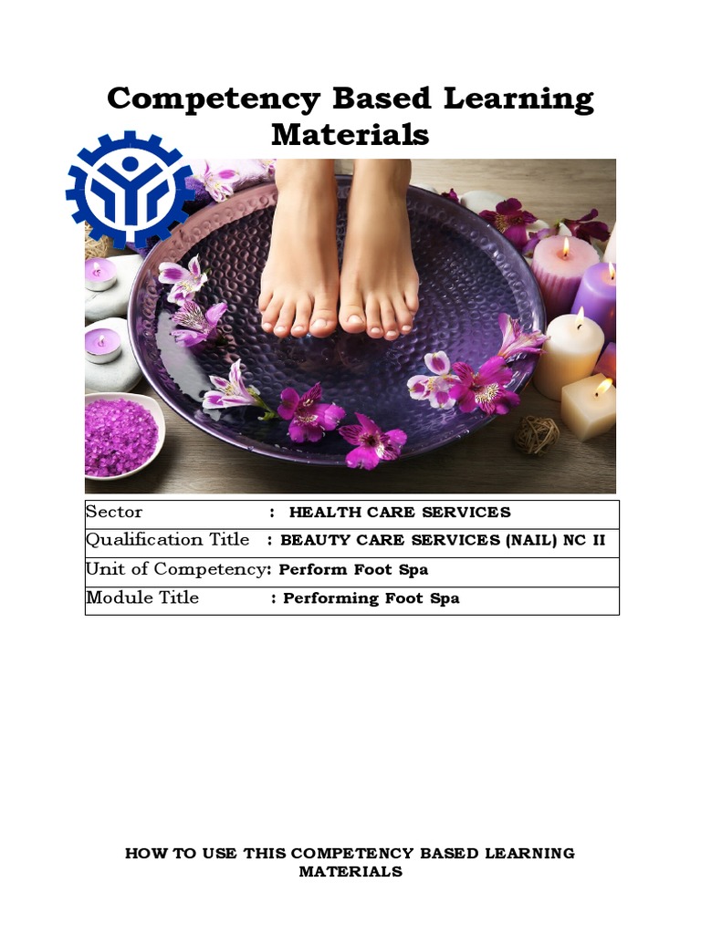 Foot Spa Training Module Overview | PDF | Competence (Human Resources ...