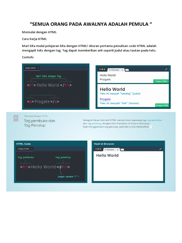 Materi HTML & CSS | PDF