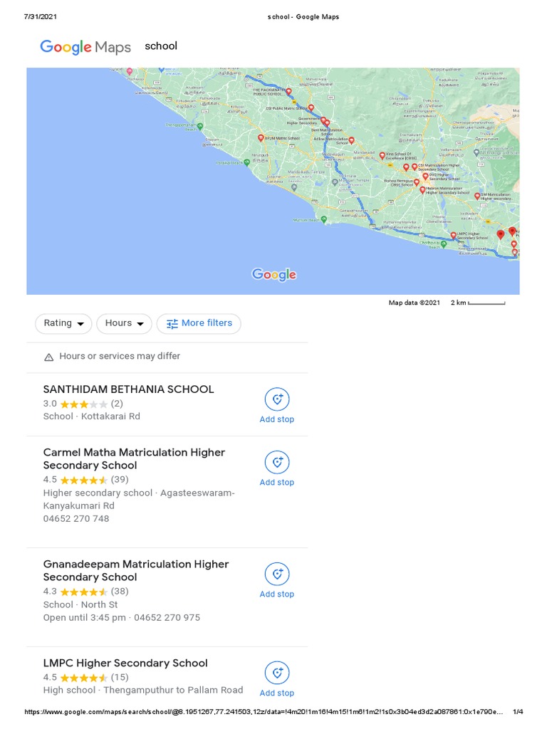 School - Google Maps 1 | PDF | Vocational Education | Qualifications