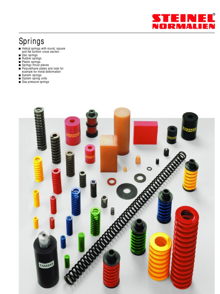Steinel Springs Catalog | PDF | Heat Treating | Pipe (Fluid Conveyance)