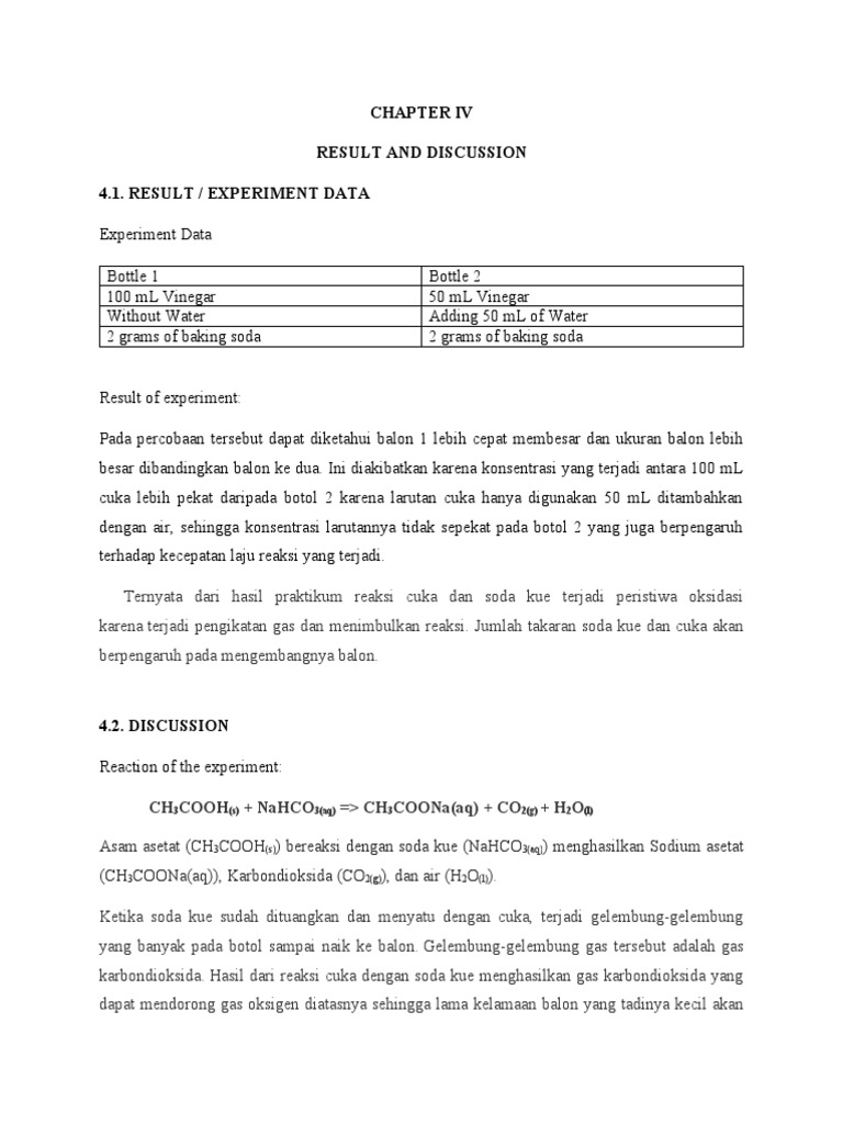 CHAPTER IV (Basic Chemistry) | PDF