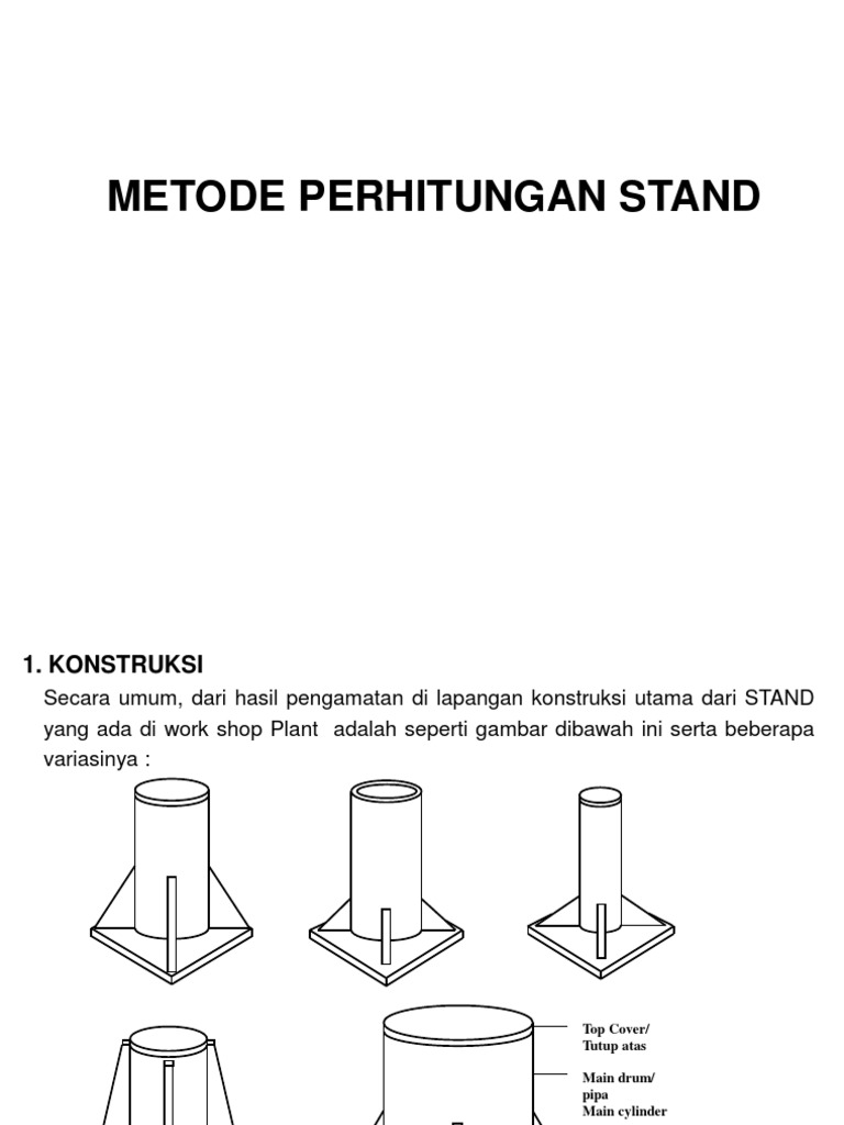 Metode Perhitungan Stand | PDF