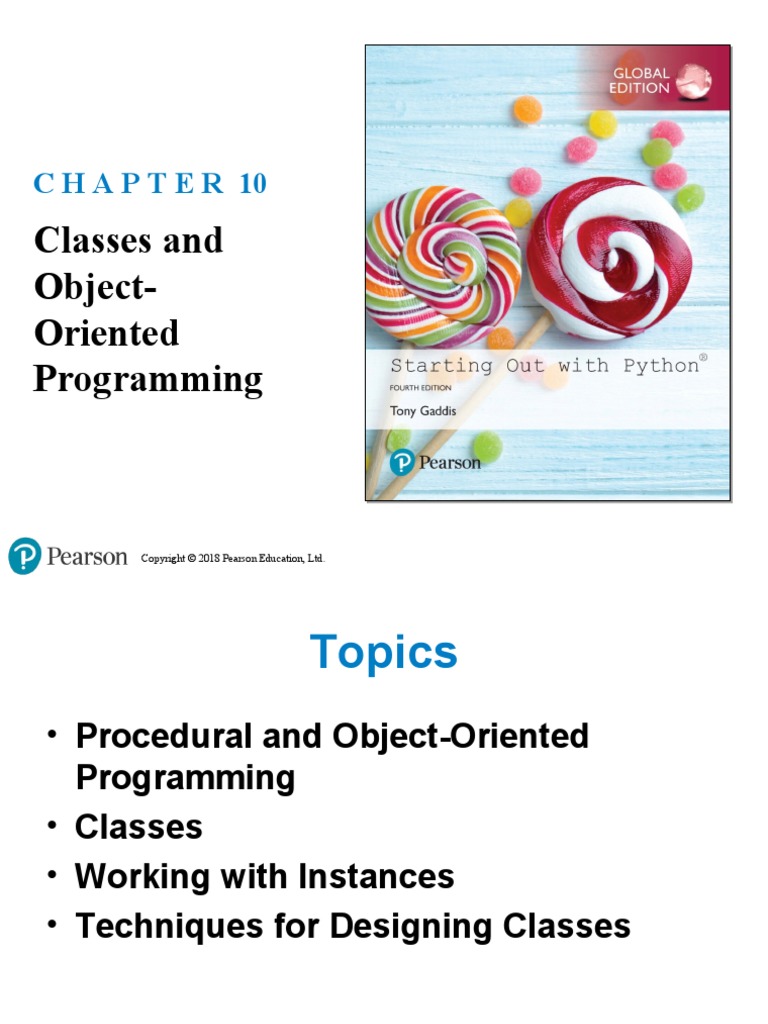 Gaddis Python 4e Chapter 10 Pdf Method Computer Programming Class Computer Programming 