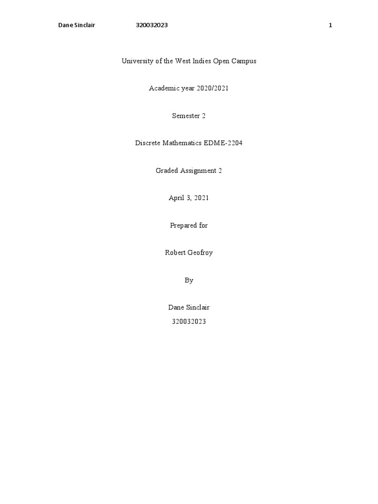 GRaded Assignment 2 | PDF | Abstract Algebra | Mathematical Concepts