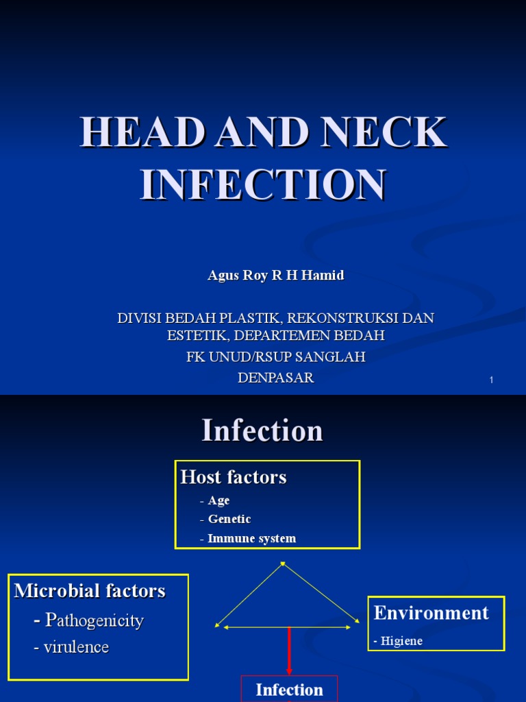 Head Neck Infection | PDF | Infection | Diseases And Disorders