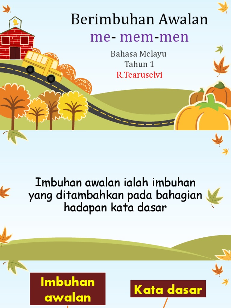 Berimbuhan Awalan-Me-Men-Mem | PDF