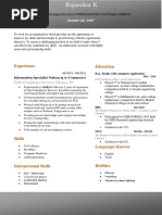 Chandan Mani Tiwari CV | PDF