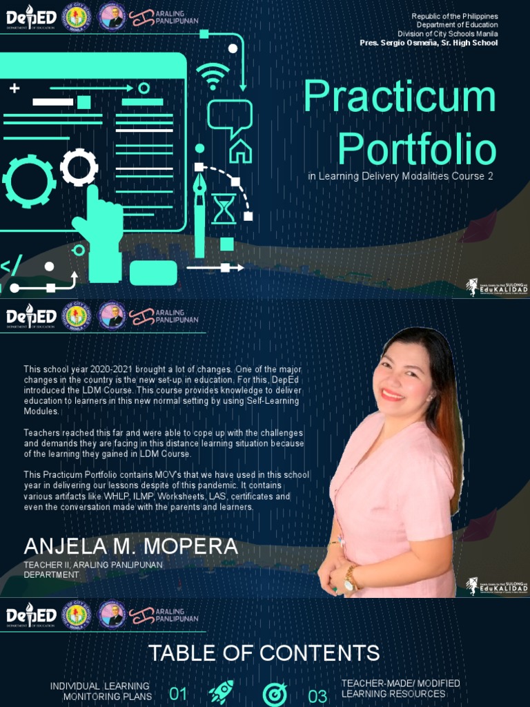 LDM - Practicum Portfolio (B) | PDF | Learning | Educational Technology