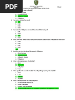 Volleyball Quiz Questions and Answers | PDF | Volleyball | Leisure